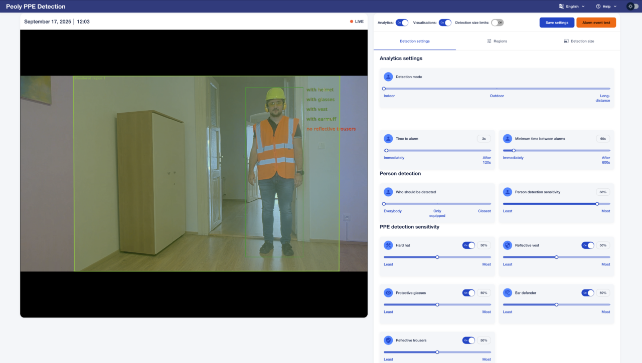How to install and set up the PPE Detection AXIS ACAP app | peoly AI on ...